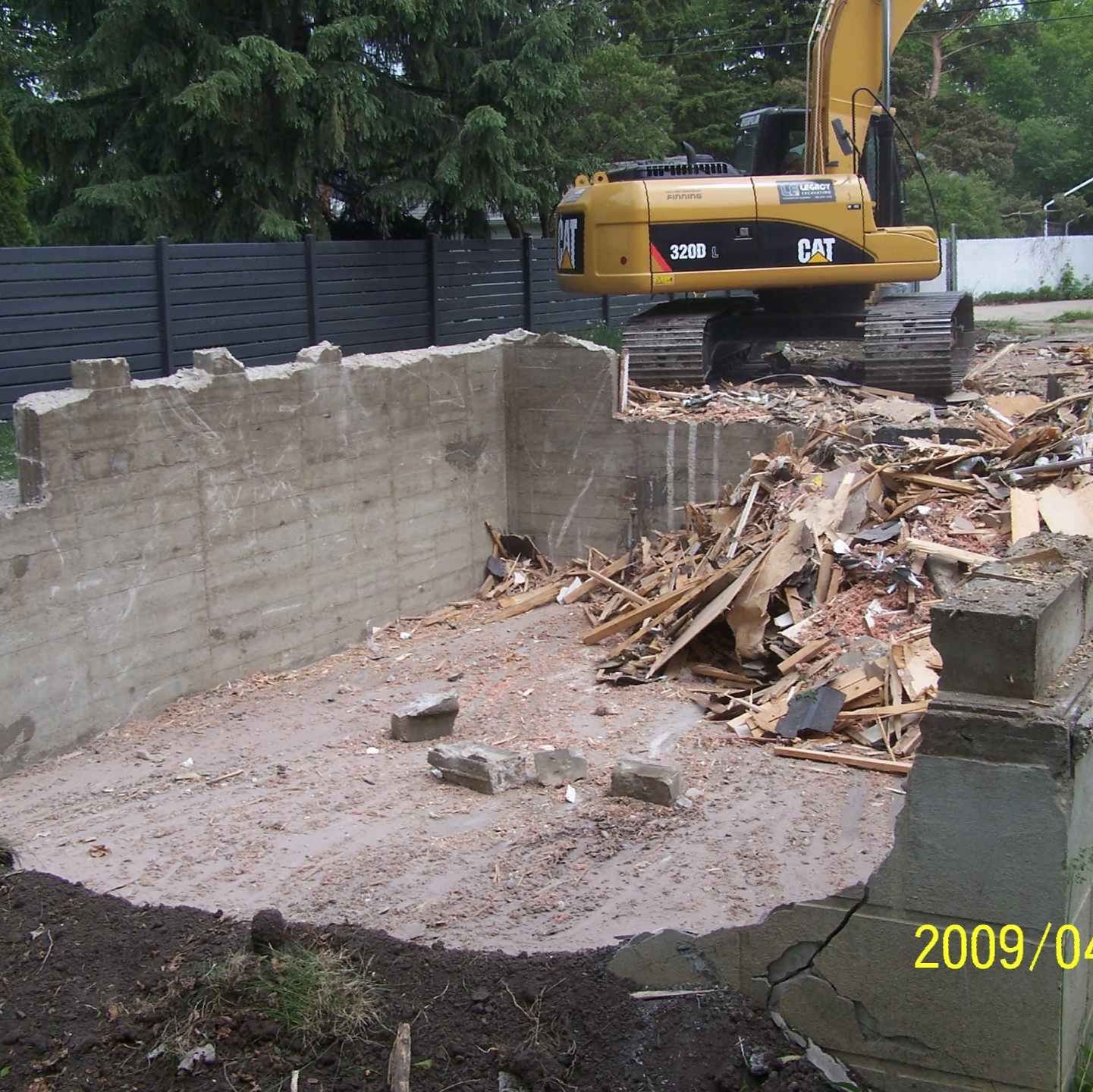 Demolition Services Edmonton, AB | Legacy Excavating Ltd.
